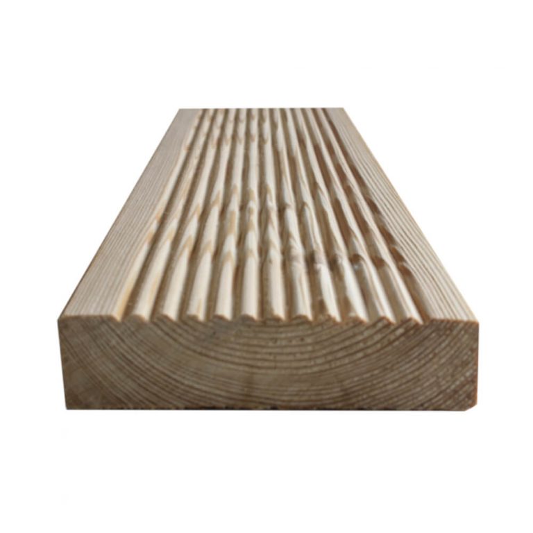 Terassilauta lehtikuusi 28*120*4000 mm uritettu luokka V/VI - PATIOKAUPPA